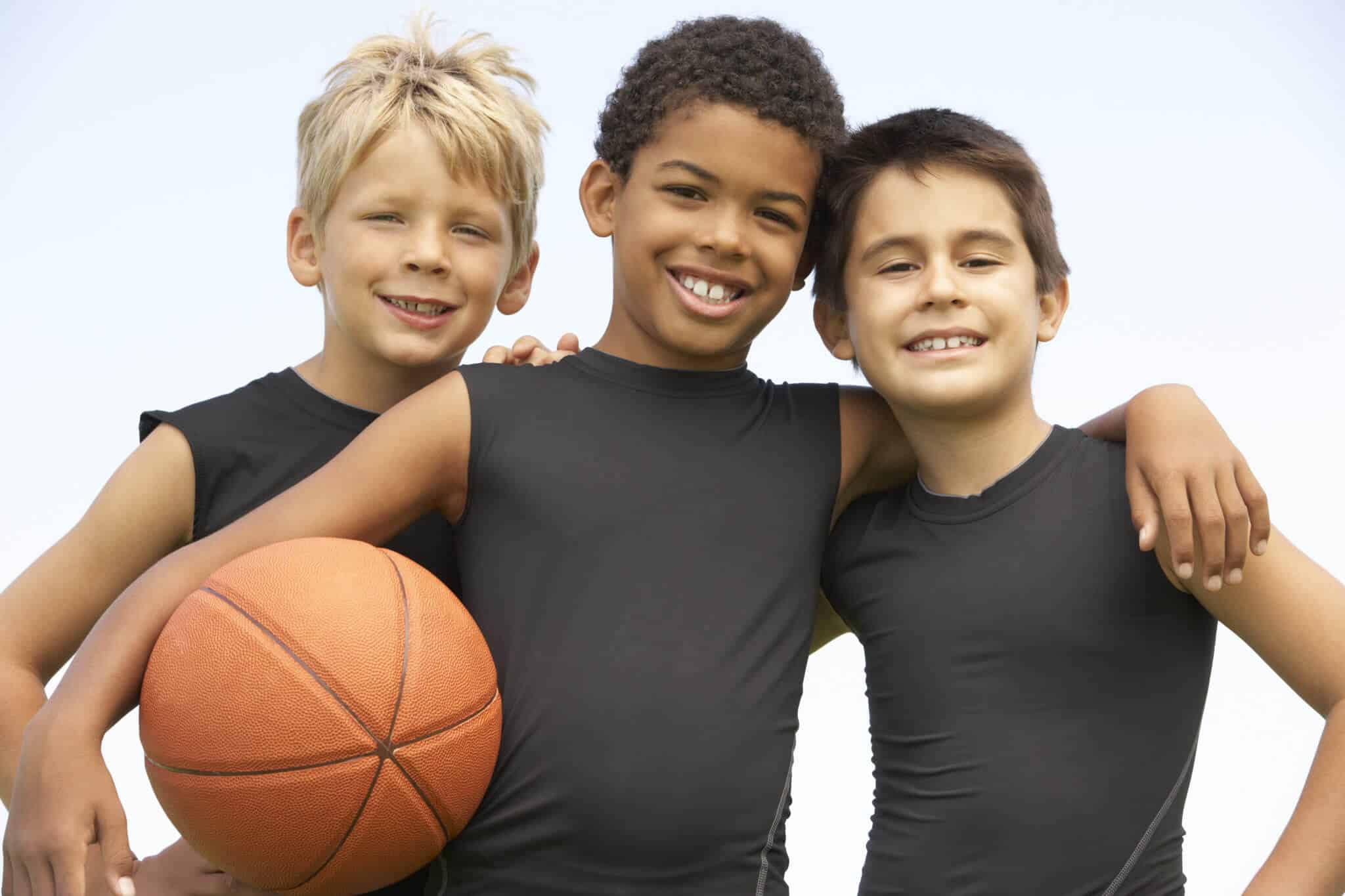 Young Boy Playing Basketball - iCare Childcare Management Software