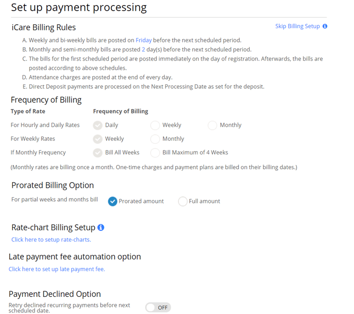 billing-set-up - iCare Childcare Software
