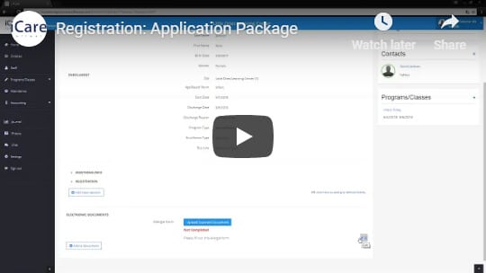 Registration-Package - iCare Childcare Management Software